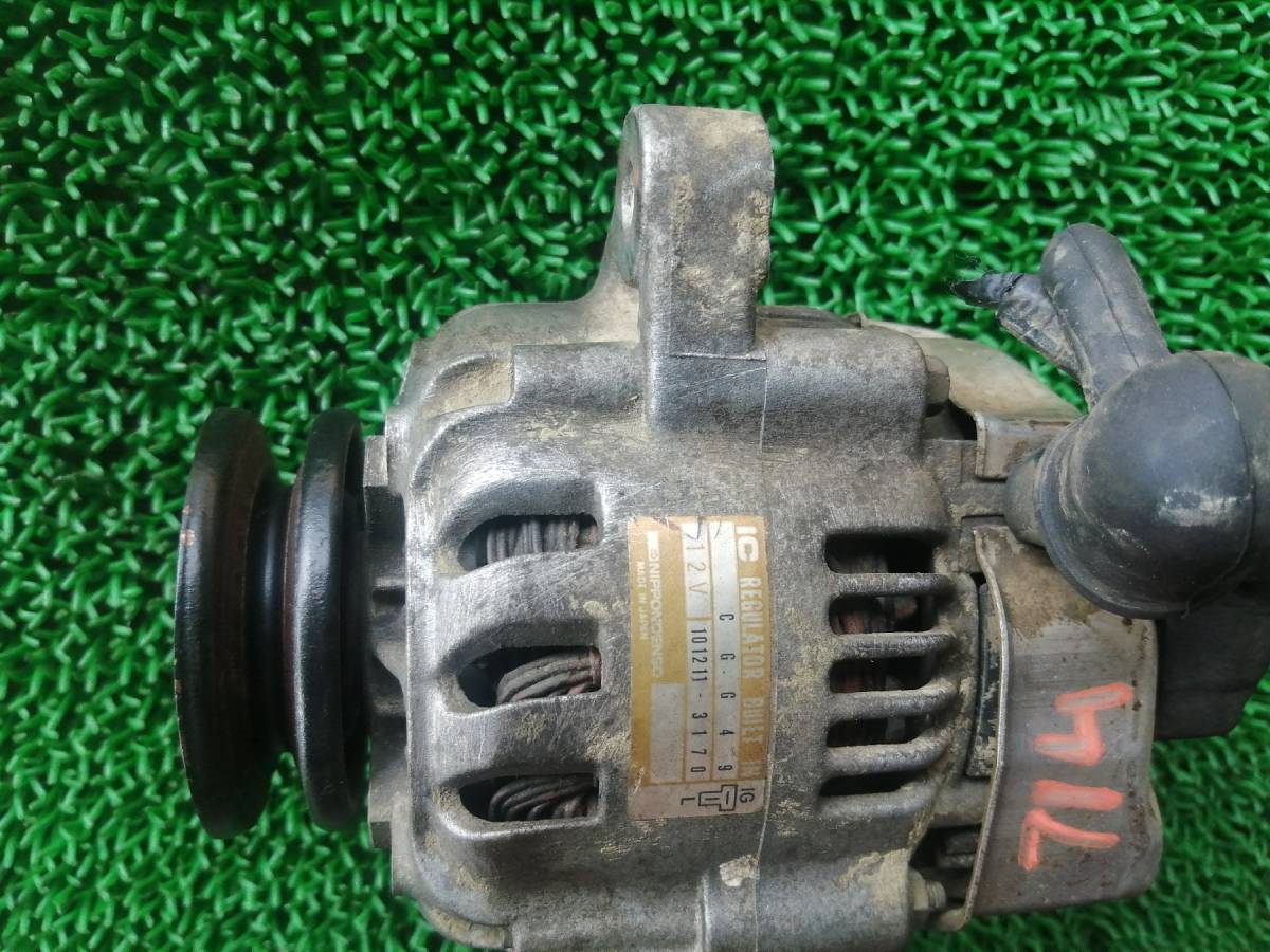 ホンダ HA3 HA4 アクティ トラック オルタネーター ダイナモ ジェネレータ 発電機 動作確認OK(ホンダ用)｜売買されたオークション ...