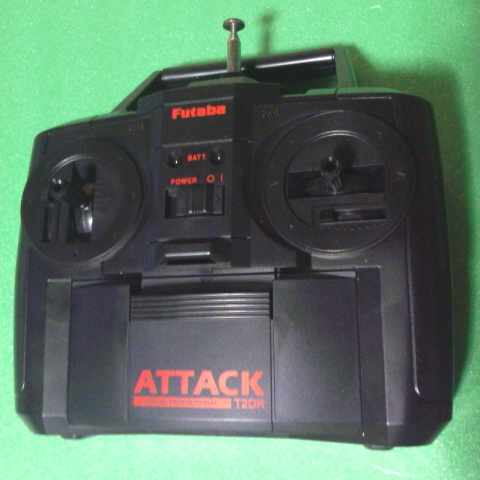 FUTABA ATTACK T2DR AM27 プロポ フタバ アタック 27MHz 2ch 年代物 レトロ タミヤ スティックタイプ ヨコモ ...