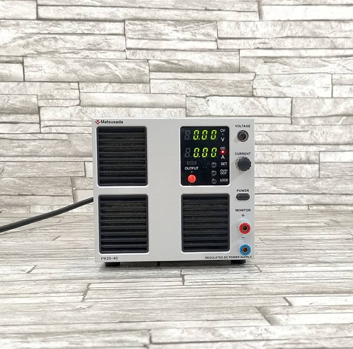 Matsusada pk20-40 POWER SUPPLY/直流安定化電源(その他)｜売買されたオークション情報、yahooの商品情報をアーカイブ公開 - オークファン（aucfan.com）