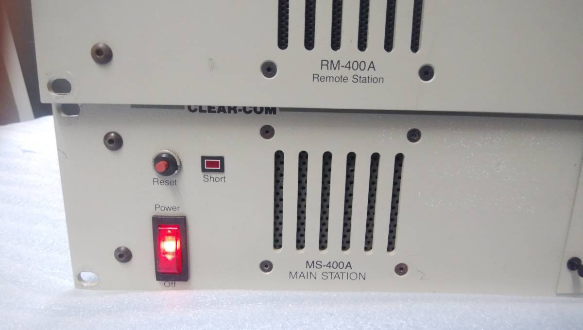 CLEAR-COM クリアーカム MS-400A RM-400A AC-10K AC-10H(レコーディング、PA機器)｜売買された ...