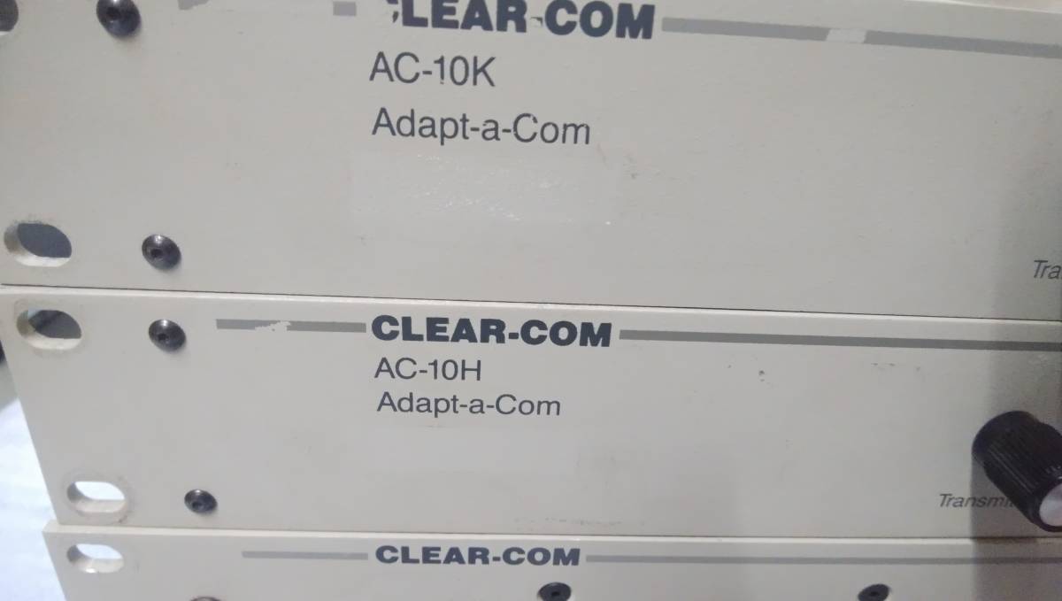 CLEAR-COM クリアーカム MS-400A RM-400A AC-10K AC-10H(レコーディング、PA機器)｜売買された ...