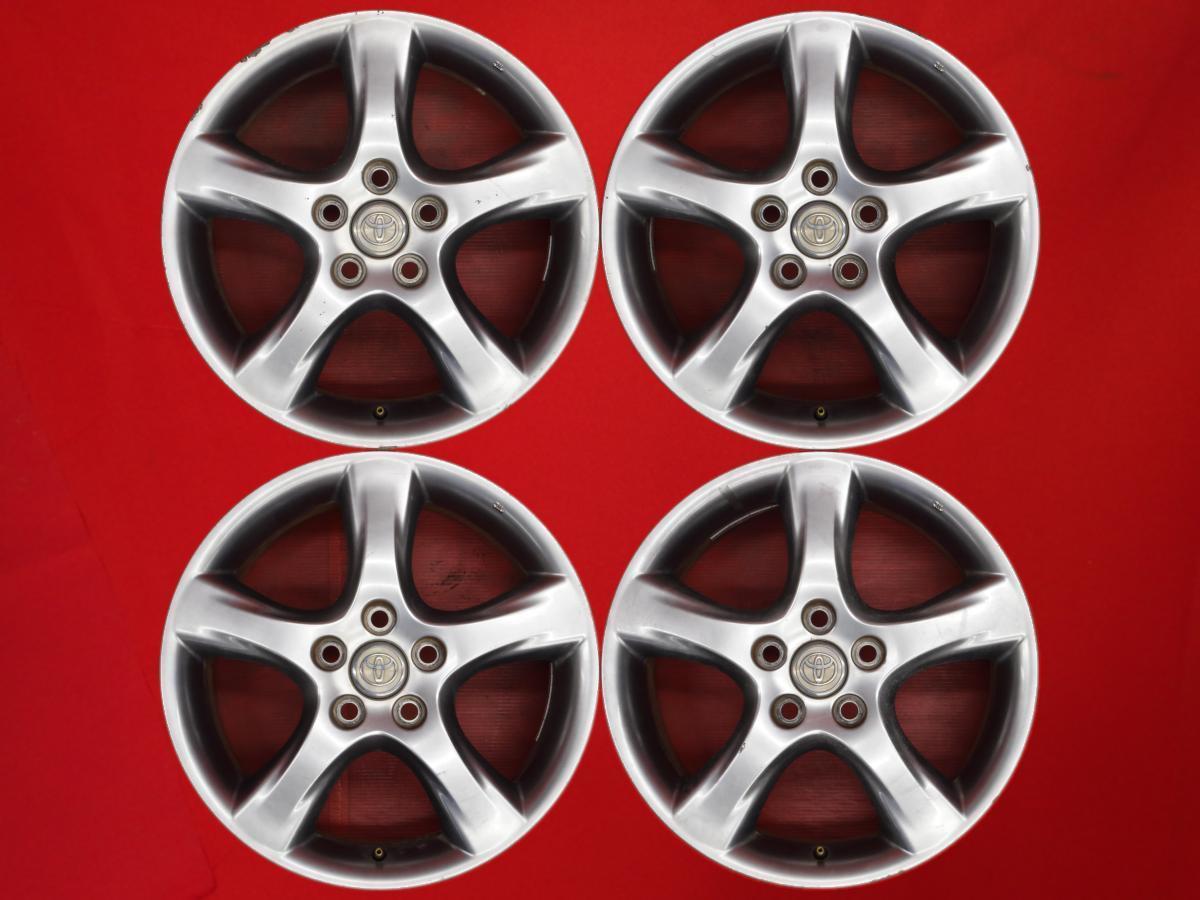 激安 4本セット トヨタ マークII 110系 純正 アルミホイール 17インチ 7JJ インセット+50 PCD114.3 5穴 ハブ径 ...