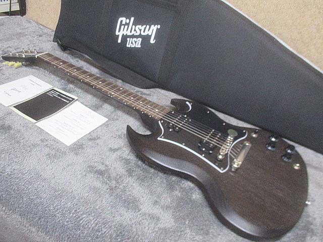 222 良品 Gibsun ギブソン USA エレキギター SG SGF19WENH3 シリアル:190035140 2013年製 ソフト ...