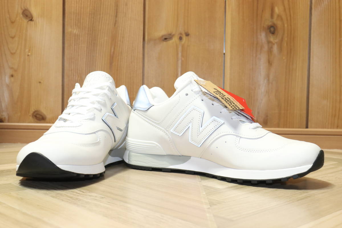 New Balance M576 WWL MADE IN ENGLAND US9/27cm ニューバランス 英国 UK ホワイトレザー 白 ...