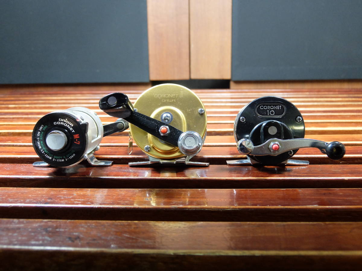 DAIWA/ダイワ精工 CORONETⅡ & CORONET 10 & M-7 ダイワリール コロネット2 & コロネット10 & コロネット M-7 3点セット 動作良好(ダイワ)｜売買され ...