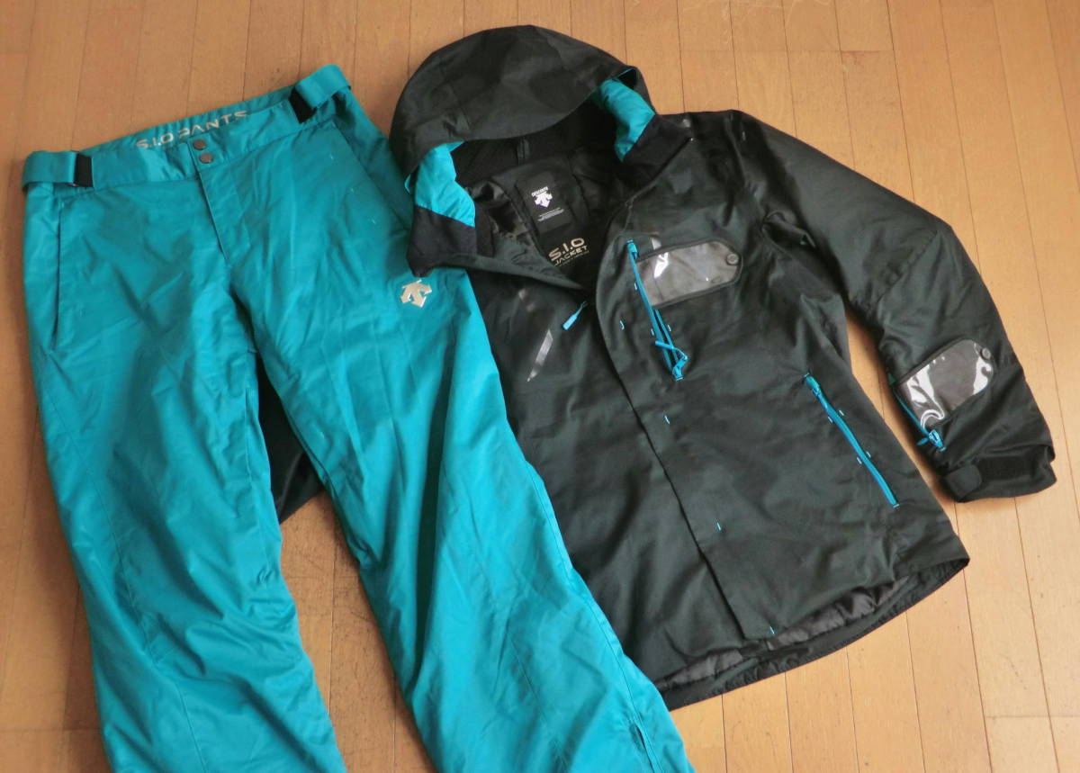 即日発送OK DESCENTE 男性用スキーウエア上下 O/XO S.I.O JACKET＆S.I.O PANTS CMP-6105/CMP-6505 HEAT NAVI(上下セット)｜売買さ ...