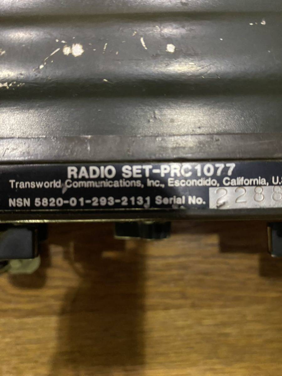 PRC-1077 軍用無線機 アンテナ ポーチ等(ハンディ)｜売買されたオークション情報、yahooの商品情報をアーカイブ公開 ...