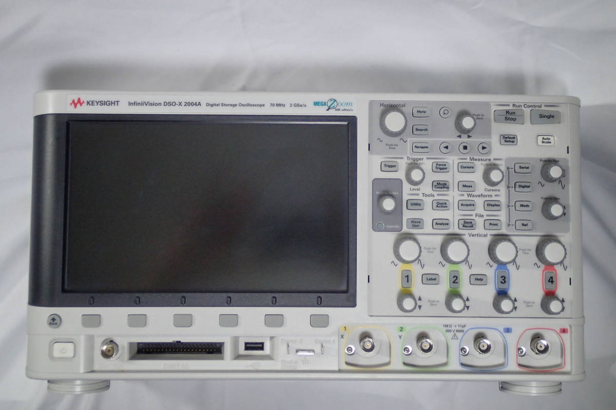 キーサイト KEYSIGHT オシロスコープ InfiniiVision DSO-X 2004A 70MHz 2GSa/s 1Mpt/ch ...