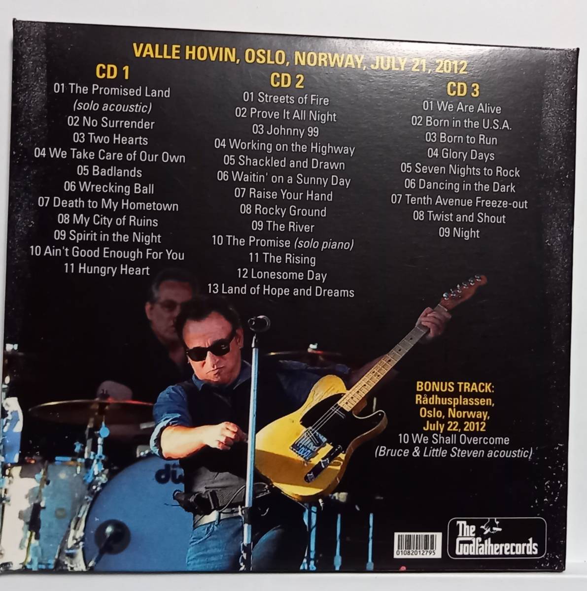 Bruce Springsteen And The E Street Band／Beneath A Peaceful Sky Valle Hovin Oslo Norway July 21 ...