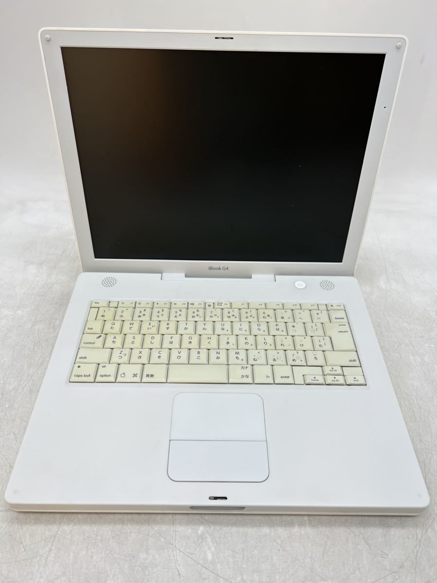 1円スタート Mac iBook G4 14inch CPU:933MHz 256KB / HDD:40GB / RAM:640MB / OS ...