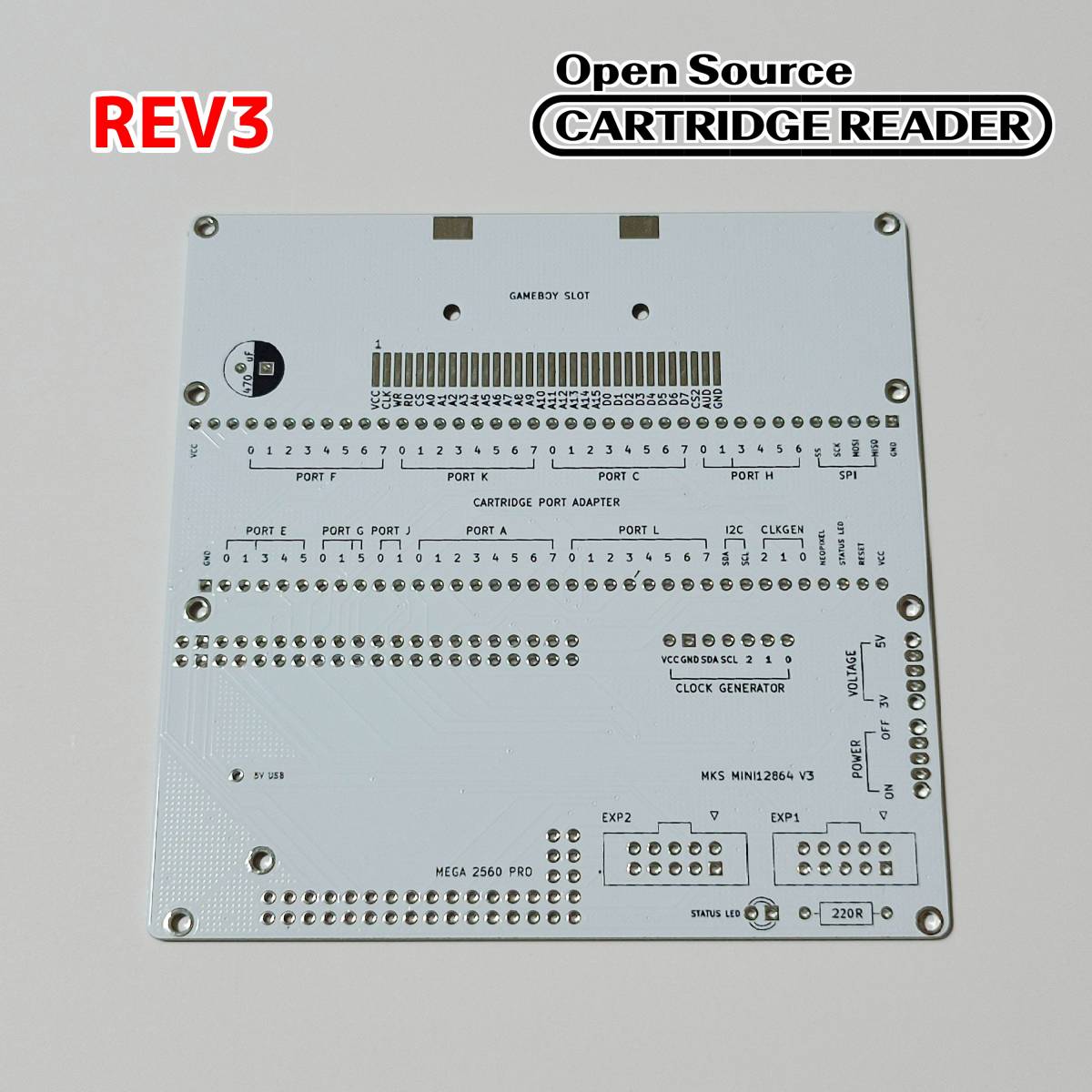 Cart Reader V5 本体基板 REV3 cartreader Cartridge Reader(テレビゲーム)｜売買された ...