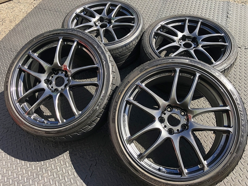 WORK エモーション CR kiwami 8.5J コンケイブ クラウン マジェスタ チェイサー S2000 スープラ チェイサー マークX ...