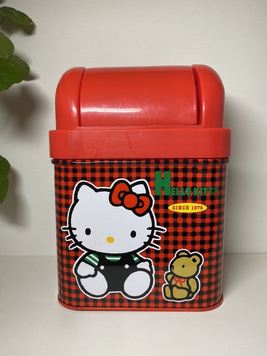 1991 サンリオ 当時物 ブリキ ダストボックス ハローキティ ゴミ箱 30年前 キティちゃん HELLO KITTY(ハローキティ)｜売買されたオークション情報、yahooの商品情報を ...