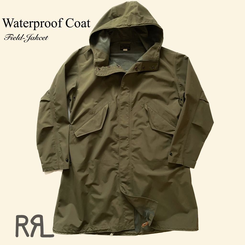 RRL “Waterproof Jacket” L ミリタリー ジャケット パーカー モッズコート 防水 撥水 レイン コート アウトドア Ralph Lauren(ジャケット、上着)｜売買さ ...