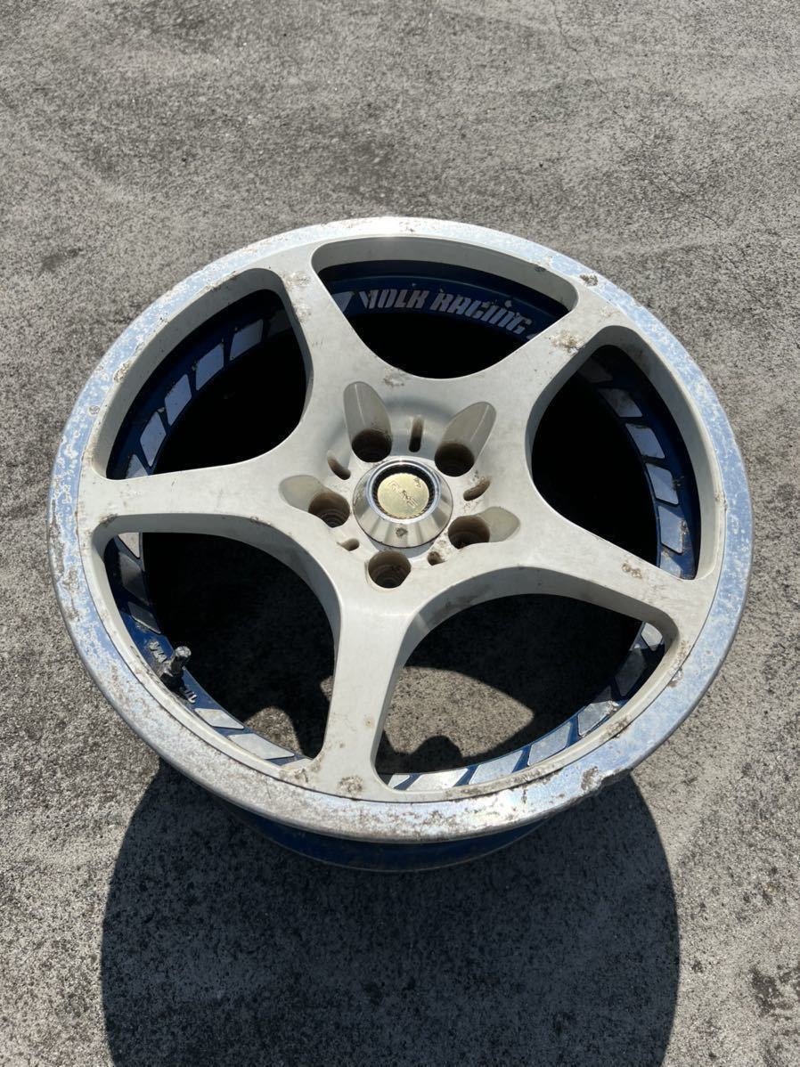 RAYS volk racing challenge F-ZERO 18インチ 10J +48 1本 チャレンジ 青白114.3 5Hレイズ ...