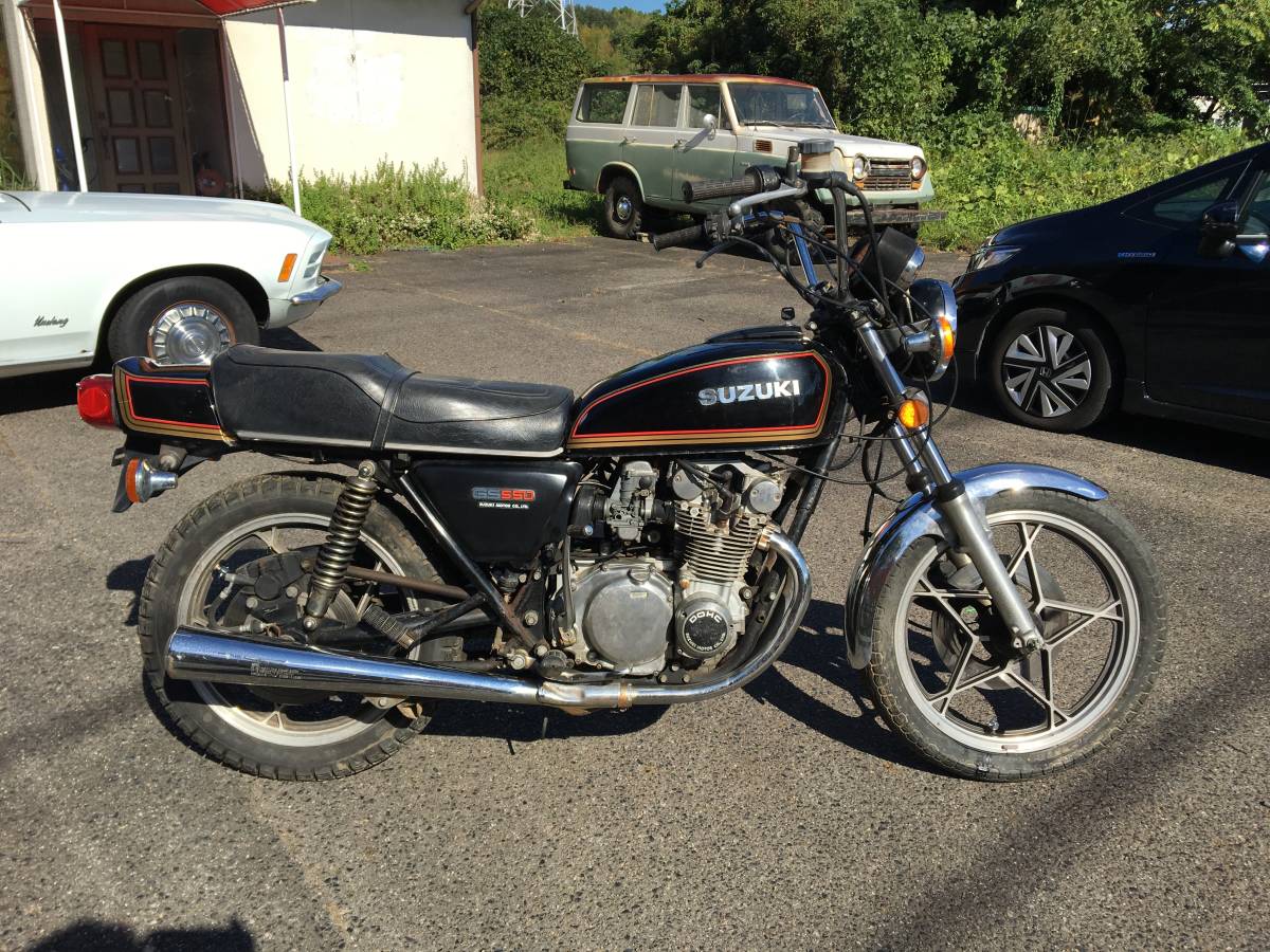 1977 GS550 エンジン実動 アメリカからの輸入新規 GS750 GT380 Z400GP 400FX CBX(401cc-750cc ...