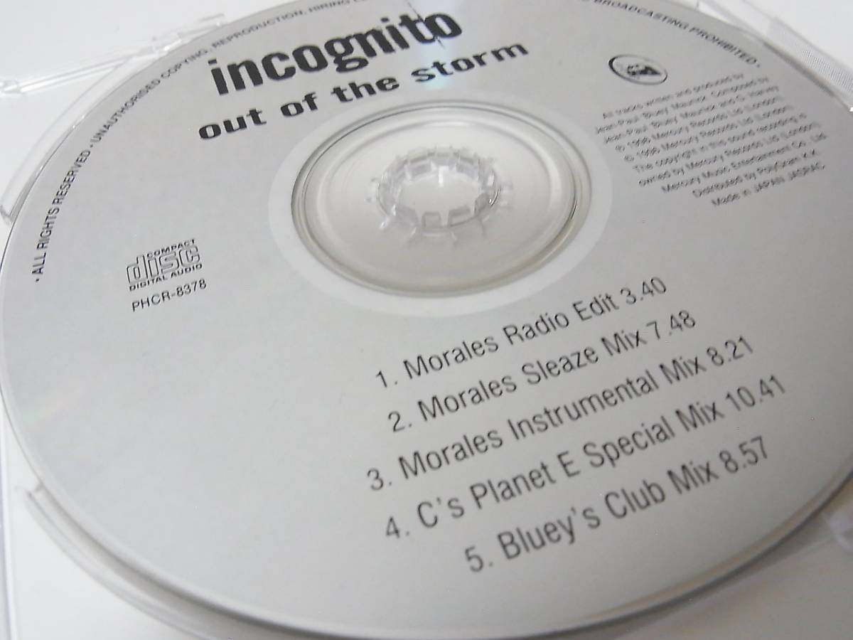 Incognito / Out Of The Storm Morales Instrumental Mix 1996(R&B、ソウル)｜売買さ ...