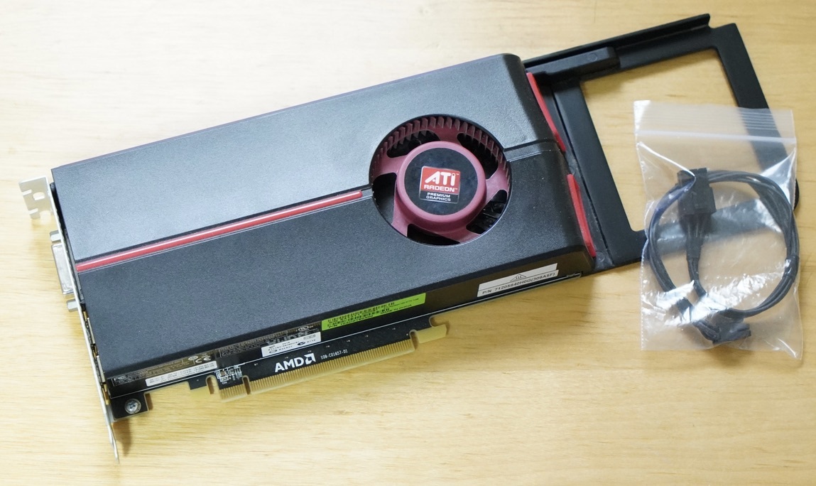 み Apple純正 ATI Radeon HD 5770 GDDR5 1GB ＜PCI-Expressケーブル1本付属＞(Mac Pro ...