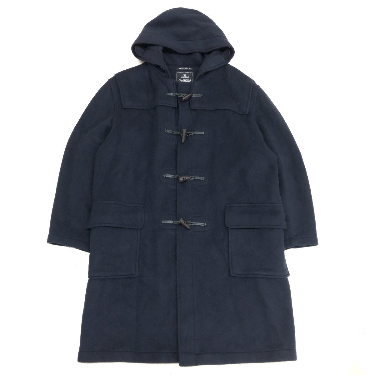 英国製 GLOVERALL グローバーオール ウール ダッフルコート 48 JP:XL相当 紺 ネイビー ロングコート イングランド製 特大 大きい 2L LL(XLサイズ以上)｜売買された ...