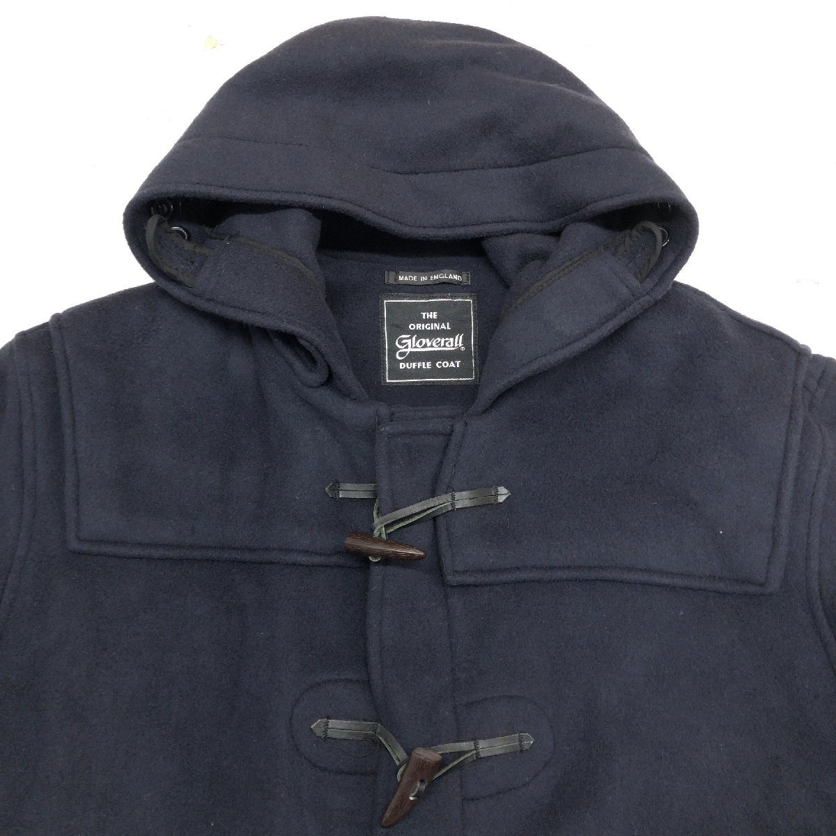 英国製 GLOVERALL グローバーオール ウール ダッフルコート 48 JP:XL相当 紺 ネイビー ロングコート イングランド製 特大 大きい 2L LL(XLサイズ以上)｜売買された ...