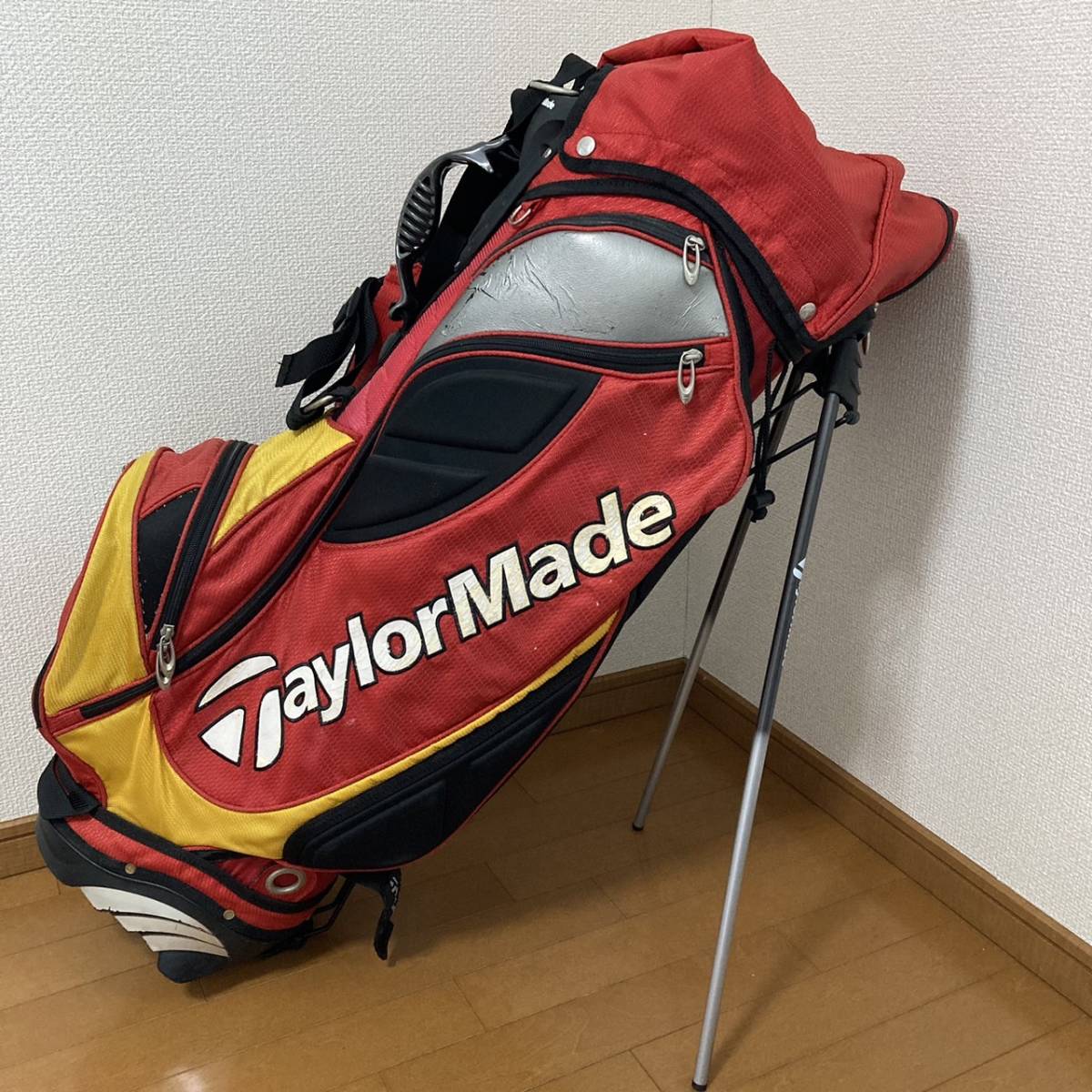 TaylorMade テイラーメイド キャディバッグ ゴルフバッグ レッド/Y963(クラブケース)｜売買されたオークション情報、yahooの ...