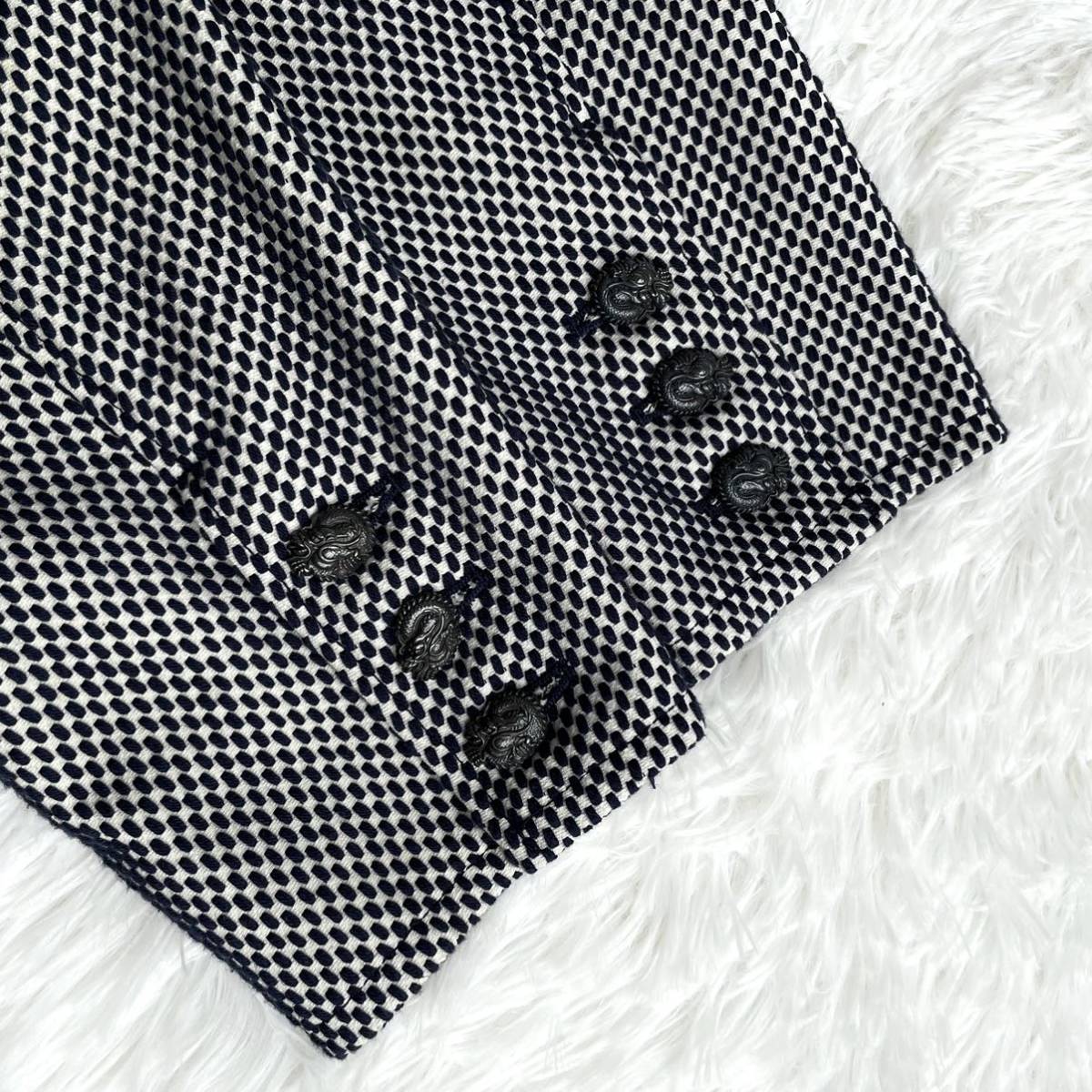 渾身の1着 OBARA JUN オバラジュン 小原旬 刺し子 ジャケット メタルドラゴンボタン 浮世絵裏地 通年OK(Lサイズ)｜売買された ...