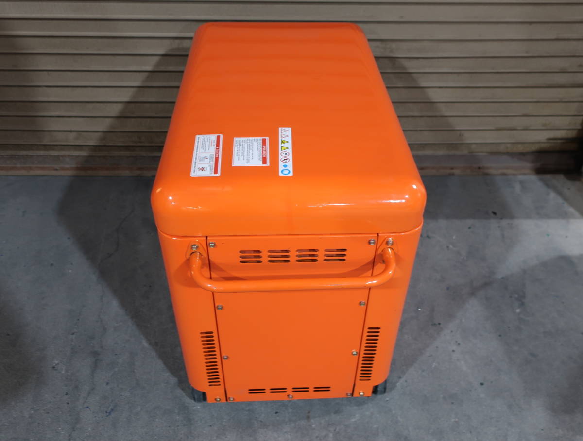 Exect Familiar D6500ET ディーゼル発電機 わけあり出品 定格出力5 5KVA 50Hz 東日本地域専用機種(その他 ...
