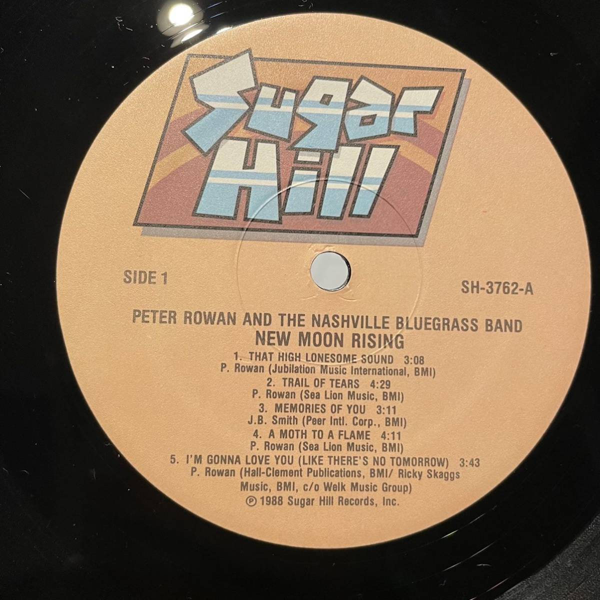 US盤Org. Peter Rowan & The Nashville Bluegrass Band New Moon Rising 1988 ...