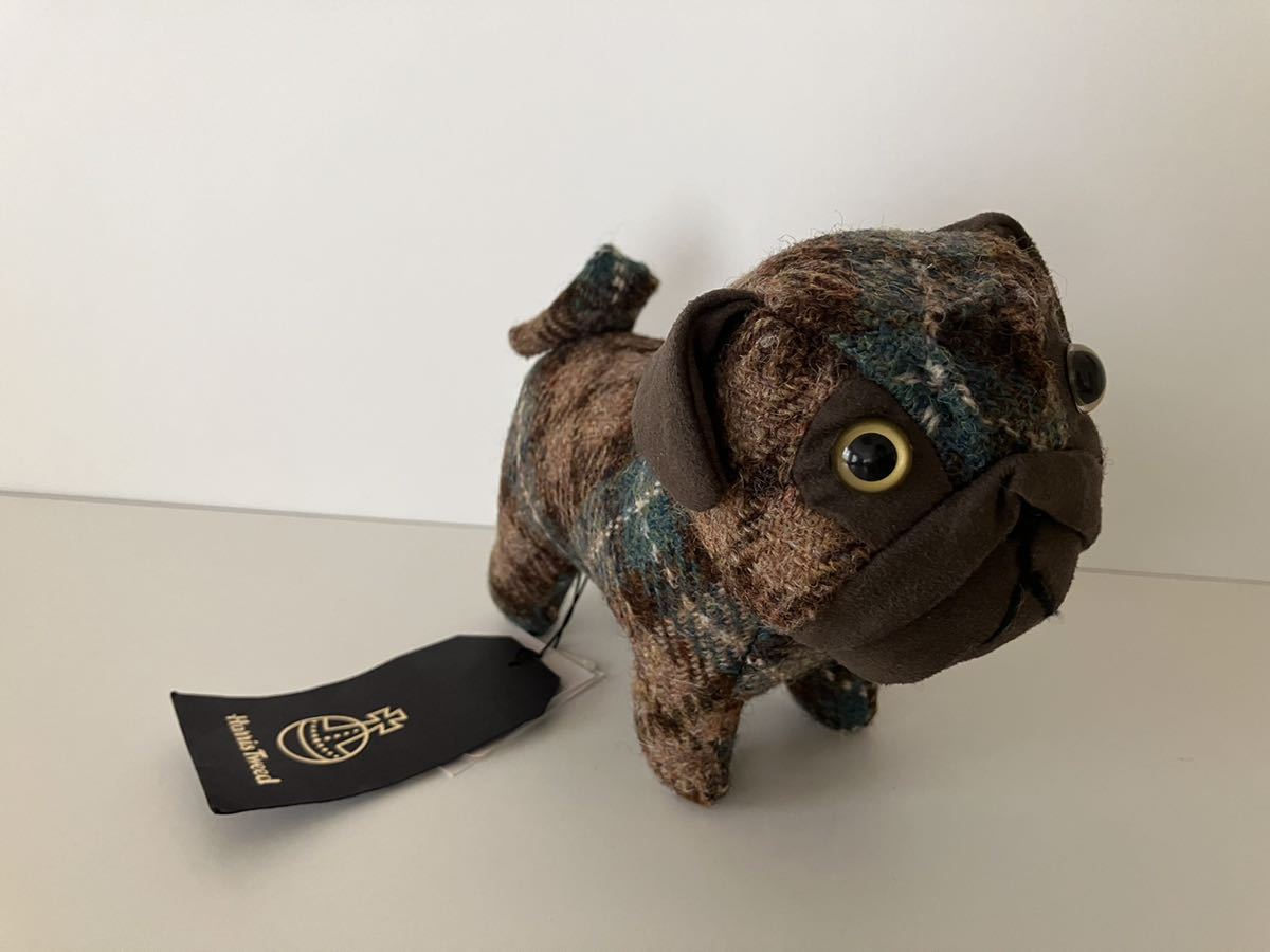Harris Tweed ハリスツイード PUG ぬいぐるみ/パグ 犬(その他)｜売買されたオークション情報、yahooの商品情報をアーカイブ ...