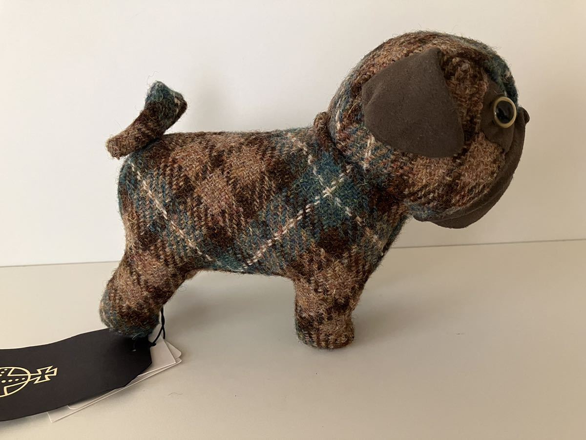Harris Tweed ハリスツイード PUG ぬいぐるみ/パグ 犬(その他)｜売買されたオークション情報、yahooの商品情報をアーカイブ ...