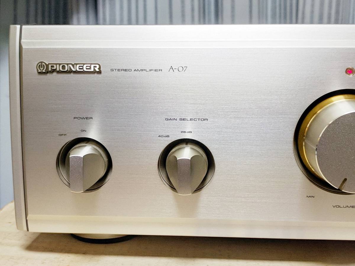 元箱付き 動作良好 PIONEER A-07 メーカーメンテナンス歴あり 高級プリメインアンプ(パイオニア)｜売買されたオークション情報 ...