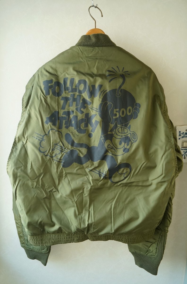 旧リアルマッコイズ G-8 WEP フィリックスバックプリント フライトジャケット /カーキ系 42R 古着のgplus広島 2212t1(42インチ以上)｜売買されたオークション情報 ...