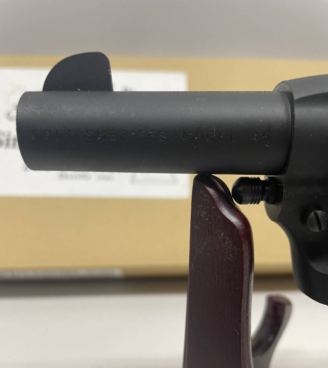 CAW SAA 2nd GENERATION PLASTIC MODEL GUN Heavy Weight - Black sheriffs ...