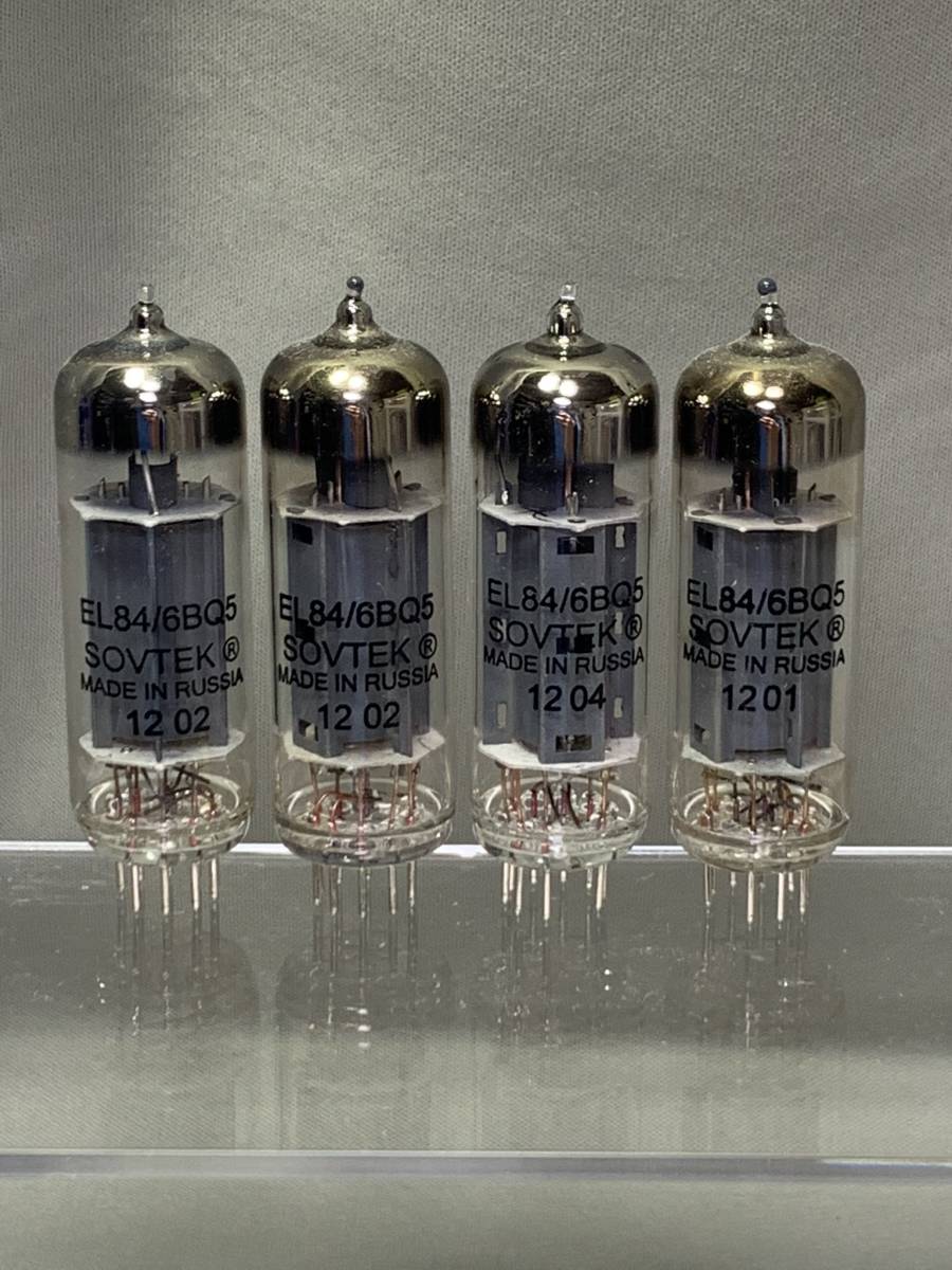 SOVTEK EL84 6BQ5 クアッド 4本組 真空管 D-1(真空管)｜売買されたオークション情報、yahooの商品情報をアーカイブ公開 - オークファン（aucfan.com）