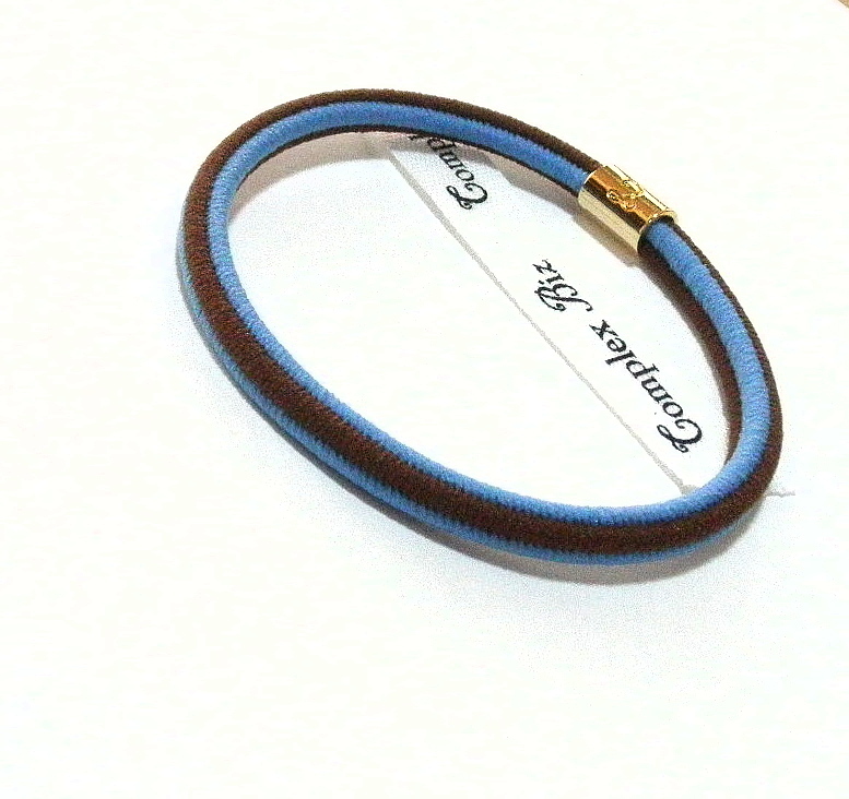 COMPLEXBIZ 送料94円から ヘアゴム シュシュ ポニー コンプレックスビズ クローバー ＜ モカ茶 ＆ 淡青 ＞ Complex Biz(コーム)｜売買されたオークション情報 ...