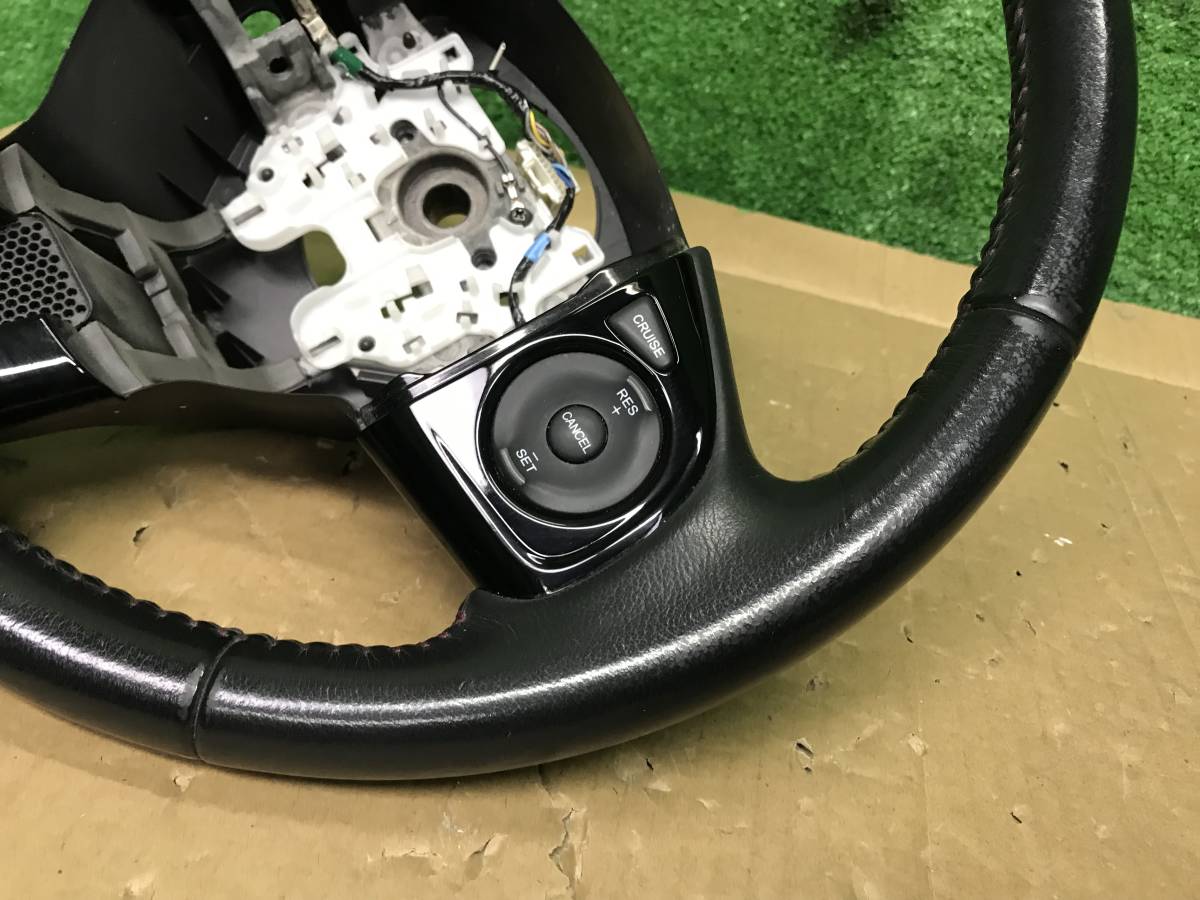 管0834-4 N-WGN JH1 純正 ハンドル ステアリング レザー スイッチ付き(ステアリング、ハンドル本体)｜売買されたオークション情報、yahooの商品情報をアーカイブ公開 ...