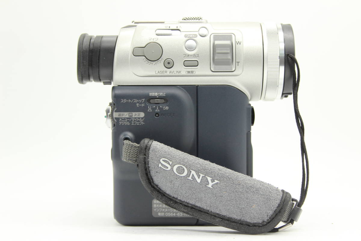 録画確認済み ソニー Sony Handycam DCR-PC100 40x DIGITAL ZOOM ビデオカメラ C963(ソニー)｜売買 ...