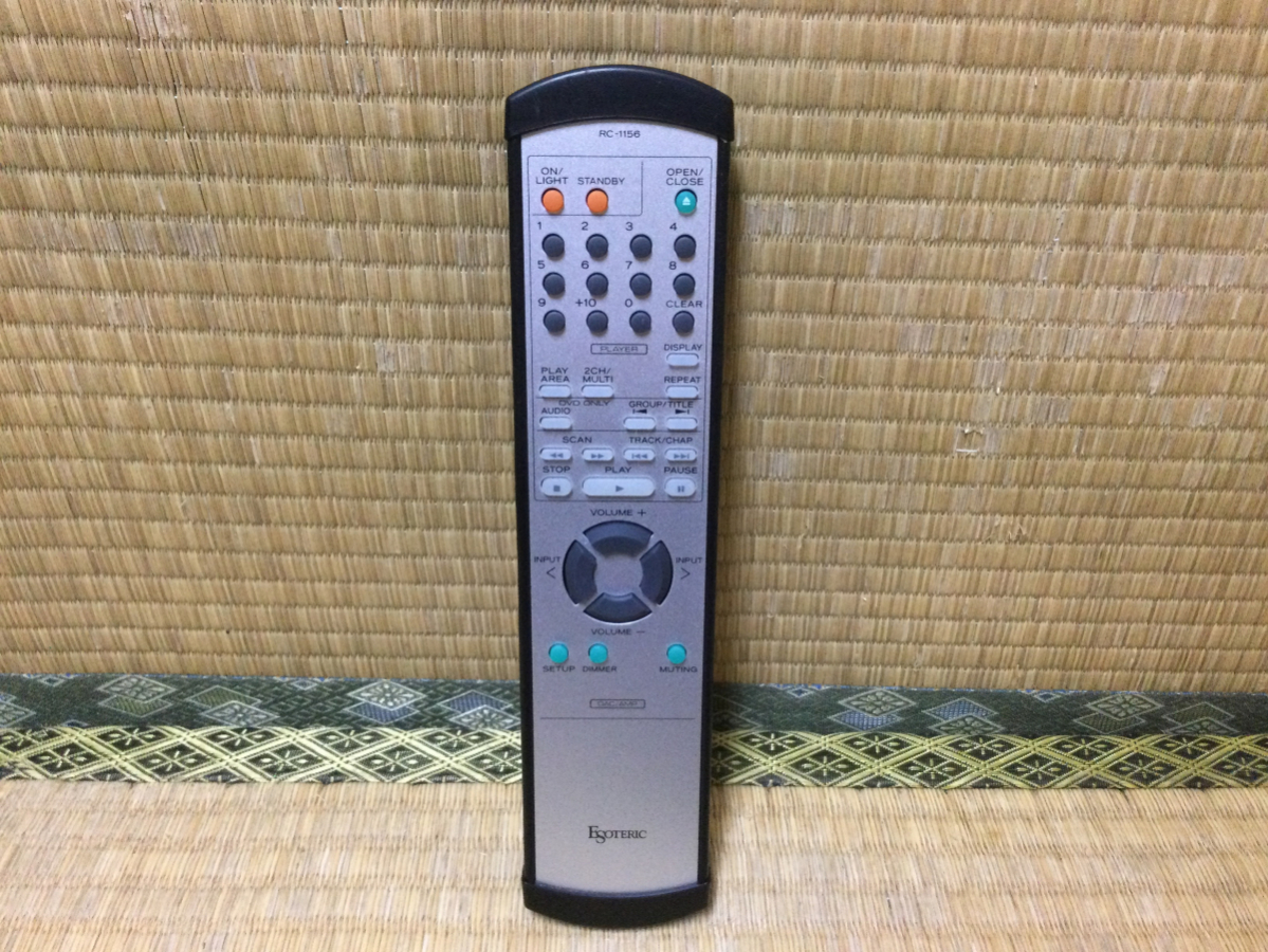 ESOTERIC エソテリック RC-1156 リモコン DAC/AMPリモコン 動作未確認 ジャンク(リモコン)｜売買されたオークション情報 ...