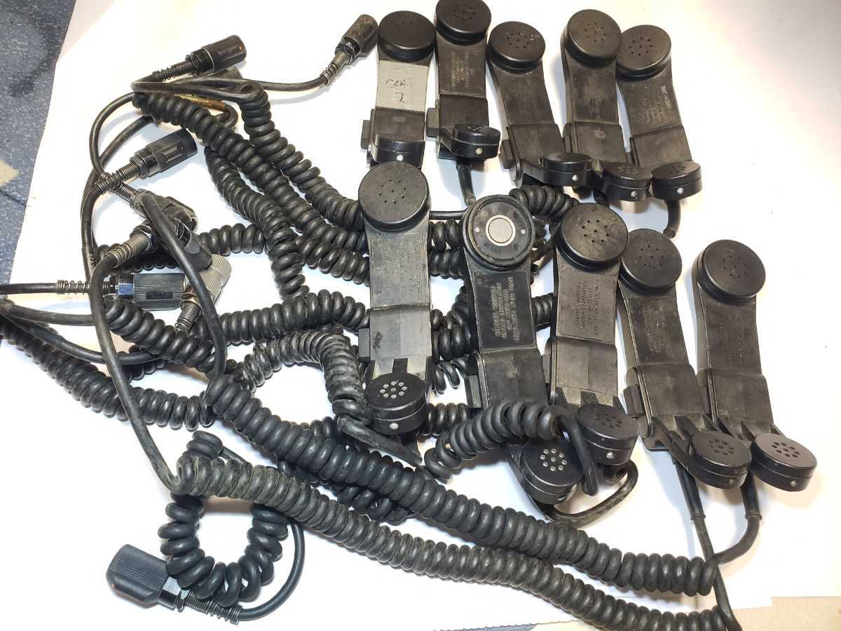 米軍 実物 H-250 HANDSET MODIFIED HARRIS ハリス ハンドセット 無線機 トランシーバー サバゲー 装備 マイク ...