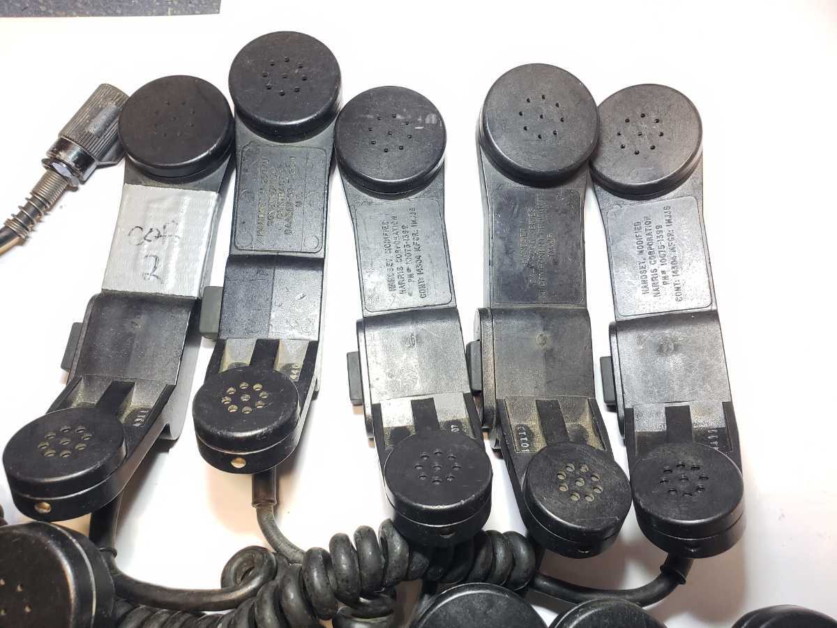 米軍 実物 H-250 HANDSET MODIFIED HARRIS ハリス ハンドセット 無線機 トランシーバー サバゲー 装備 マイク ...