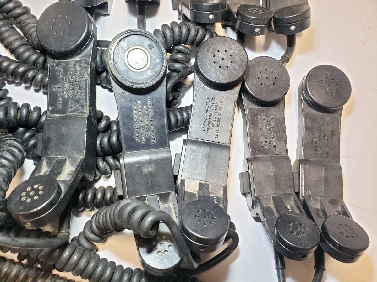 米軍 実物 H-250 HANDSET MODIFIED HARRIS ハリス ハンドセット 無線機 トランシーバー サバゲー 装備 マイク ...