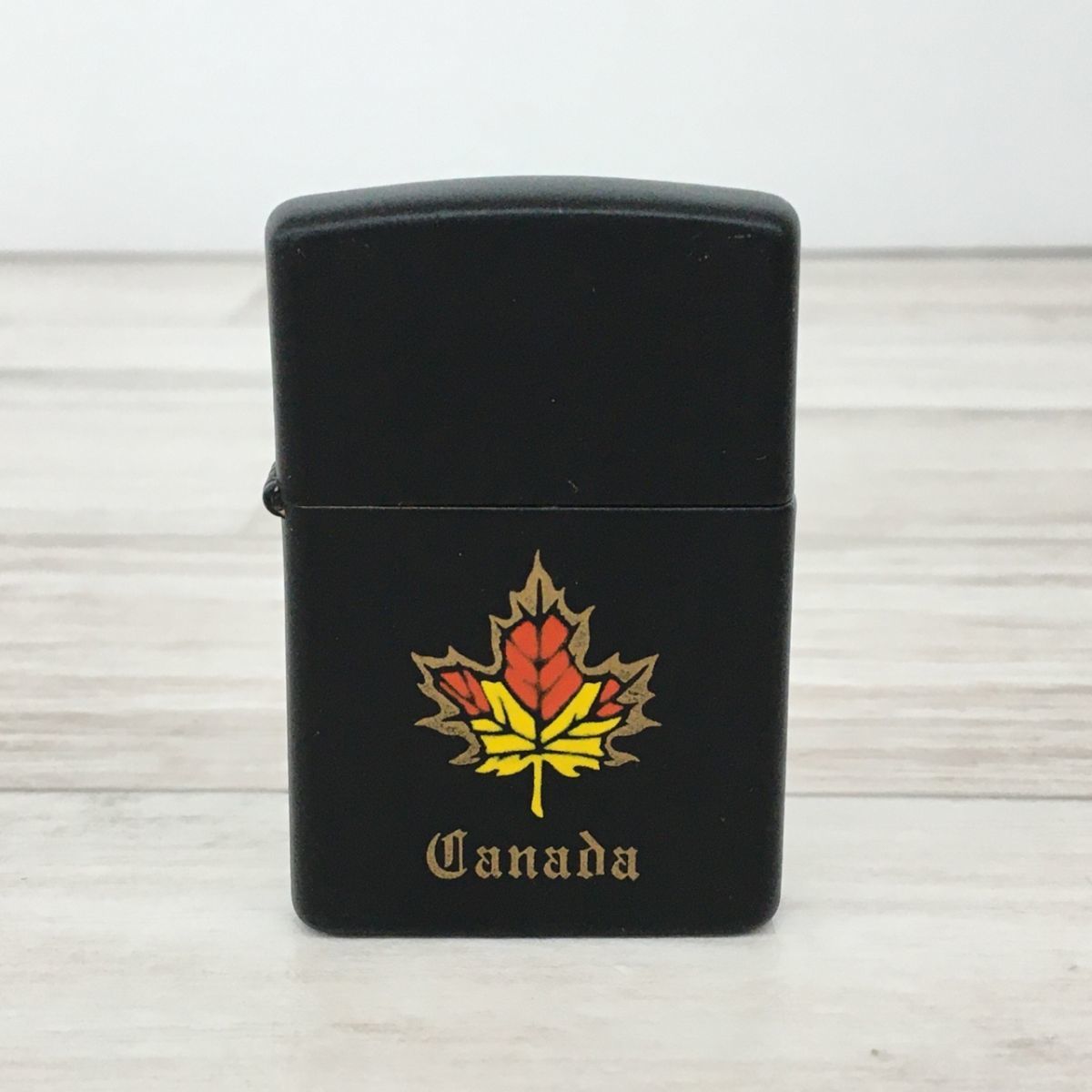 送料185円 ZIPPO ジッポー Canada カナダ マットブラック 1992年製 L9059(タウン＆カントリー)｜売買された ...