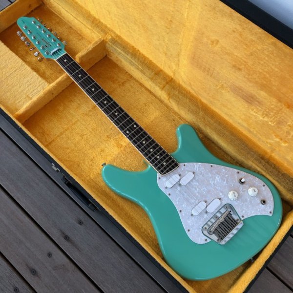 激レア Squier by Fender VENUS-XII Surf Green Courtney Love 12弦 エレキギター ...