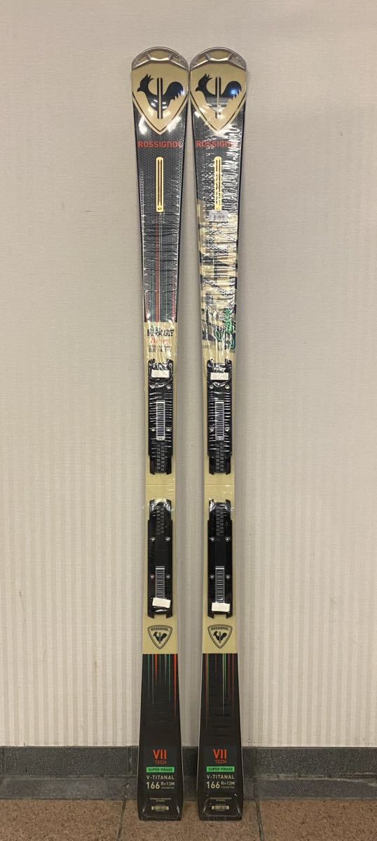 2023年最新モデル ROSSIGNOL SUPER VIRAGE Ⅶ TECH KONECT 166cm スキー板 ロシニョール 基礎スキー ...