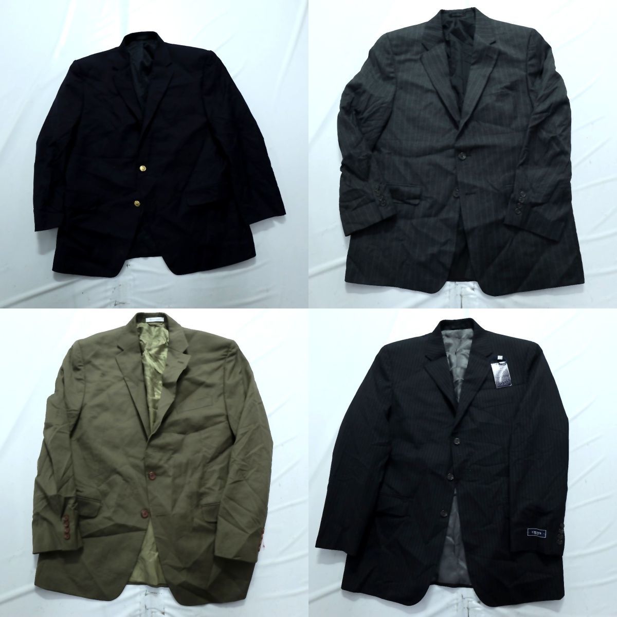ブランドMIX テーラードジャケット set ローレン CHAPS 他 メンズ42 4枚セット まとめ売り 古着卸 1円スタート 最落なし ML3989(テーラードジャケット、ブレザー)｜売買 ...