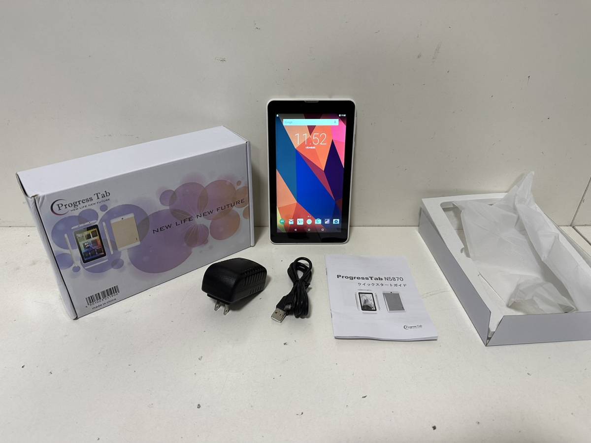 Progress Tab アンドロイドタブレット端末 N5870 本体 初期化済み(本体)｜売買されたオークション情報、yahooの商品情報を ...