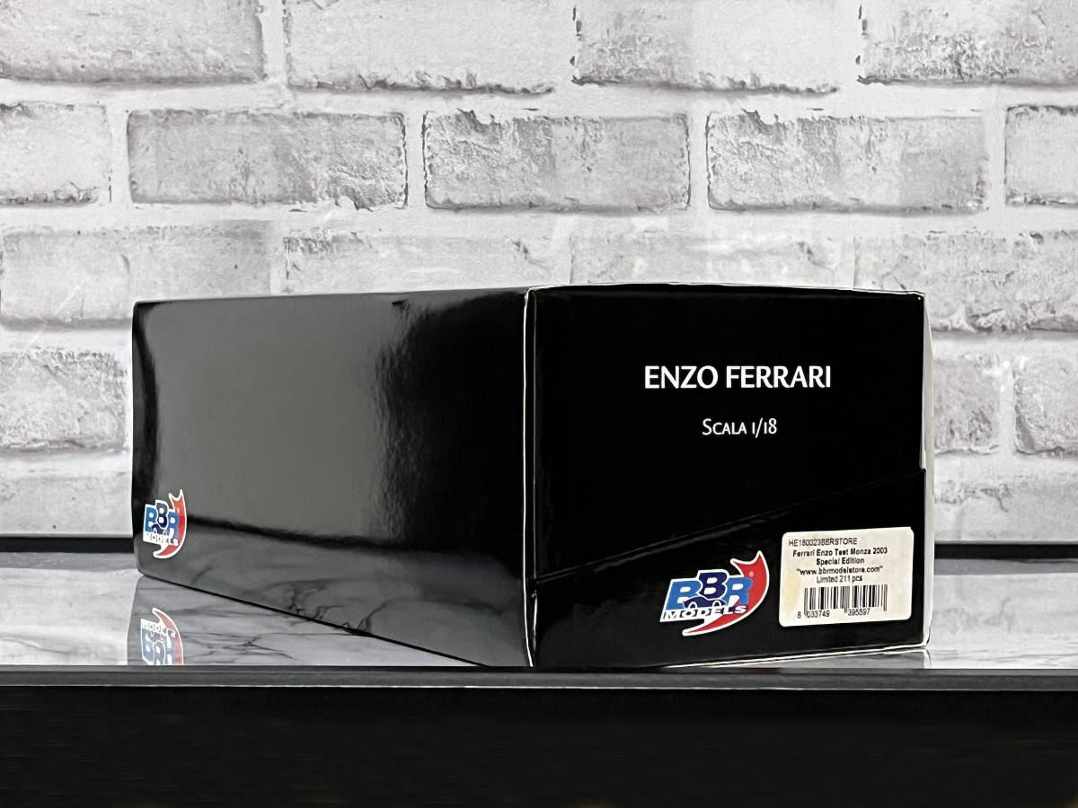 BBR 1/18 FERRARI ENZO Test Monza 2003 STORE Special Edition Limited 211 ...