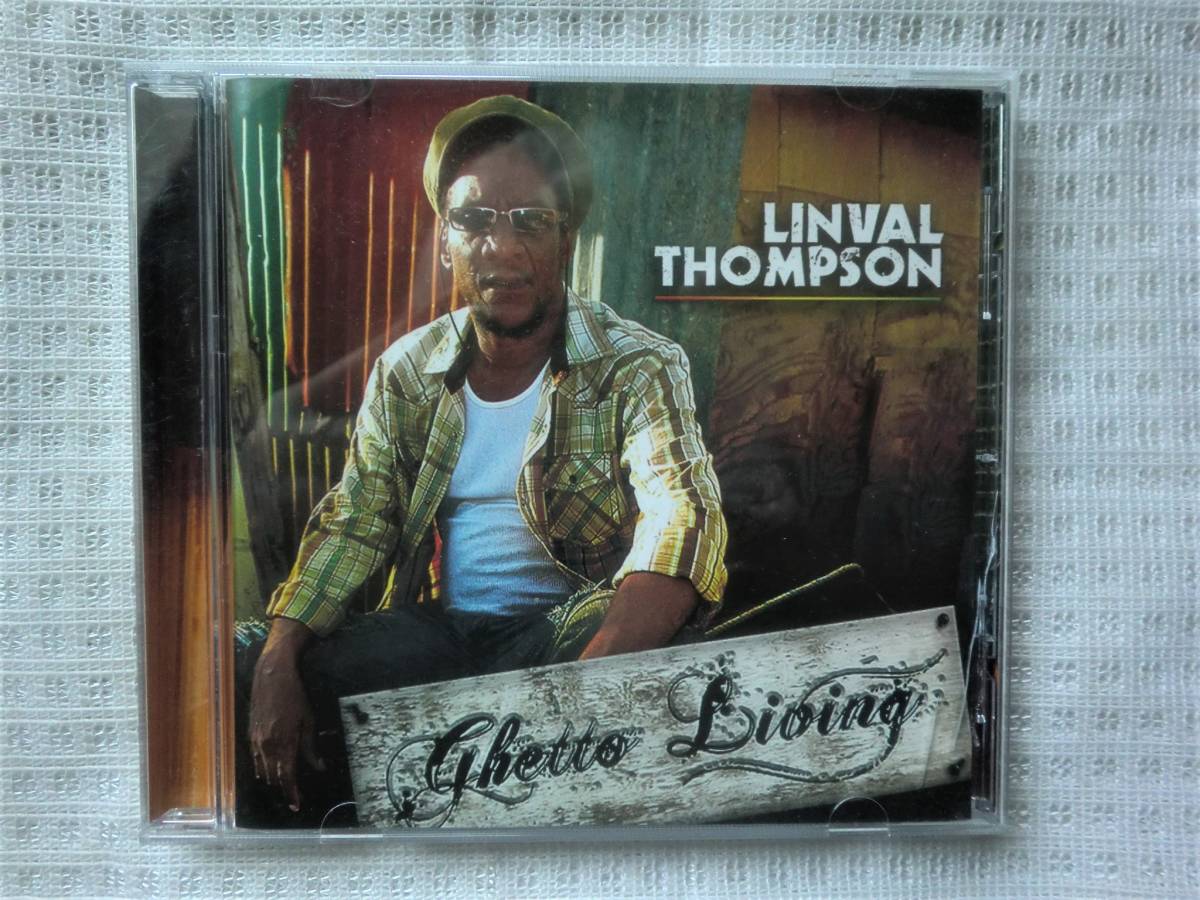 FRANCE CD LINVAL THOMPSON GHETTO LIVING 09'ROOTS REGGAE DUB名盤(レゲエ)｜売買され ...