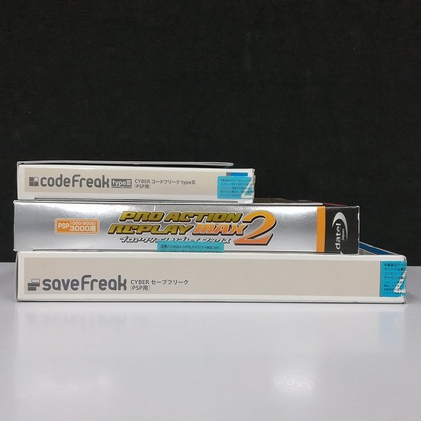 gY365a 動作未確認 PSP datel Japan PRO ACTION REPLAY MAX2 CYBER code Freak typeIII CYBER save Freak 計3 ...