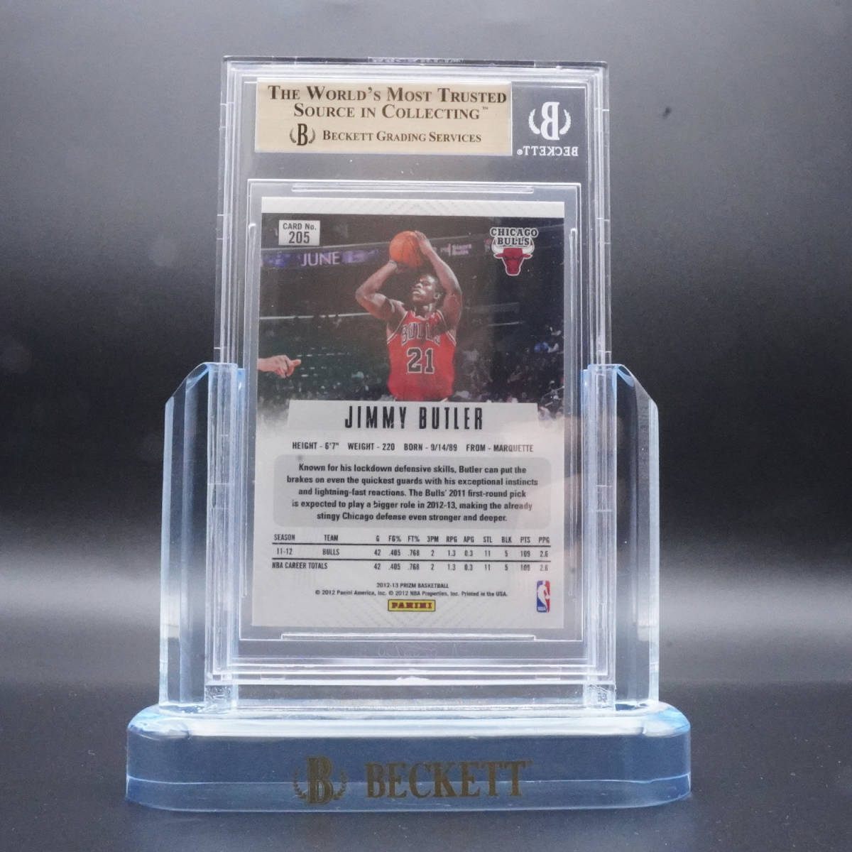 BGS9.5 2012 Prizm Jimmy Butler #205 RC ジミー バトラー プリズム GEM MT Beckett ...